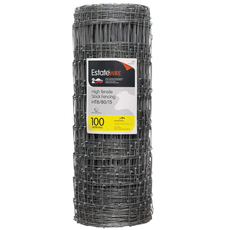 Estate Wire FX High Tensile Stock Netting (100m) HT8/80/15 | W Burton ...