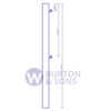 4"x 4" (100mm x 100mm) Square Galvanised Gate Posts | W Burton and Sons ...