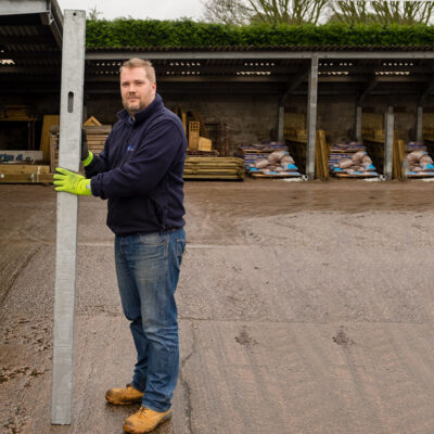 4"x 4" (100mm x 100mm) Square Galvanised Gate Posts | W Burton and Sons ...