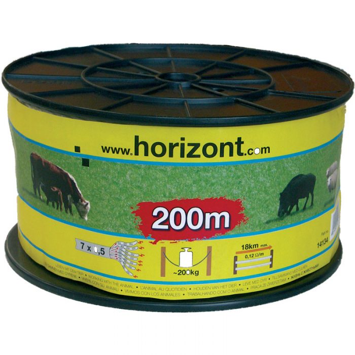 Horizont 200m Galvanised Electric Fence Wire | W Burton and Sons ...