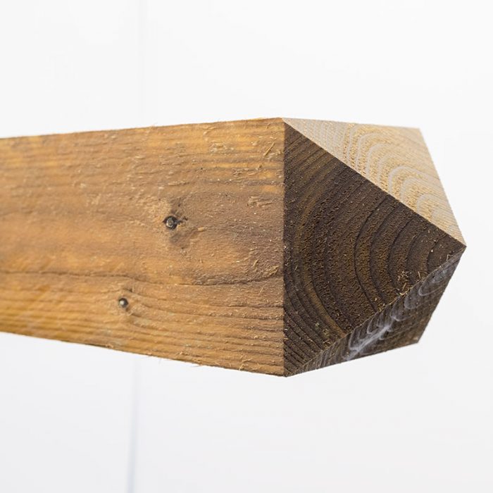 175mm x 175mm (7" x 7") Treated Timber Gate Posts | W Burton and Sons