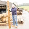 150mm x 150mm (6" x 6") Treated Timber Gate Posts | W Burton and Sons