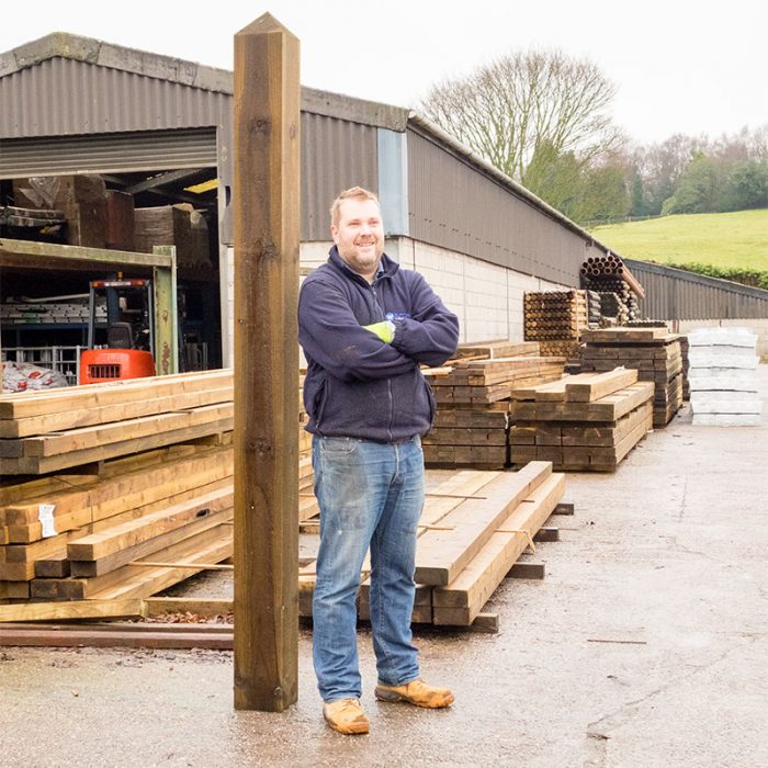 150mm x 150mm (6" x 6") Treated Timber Gate Posts | W Burton and Sons