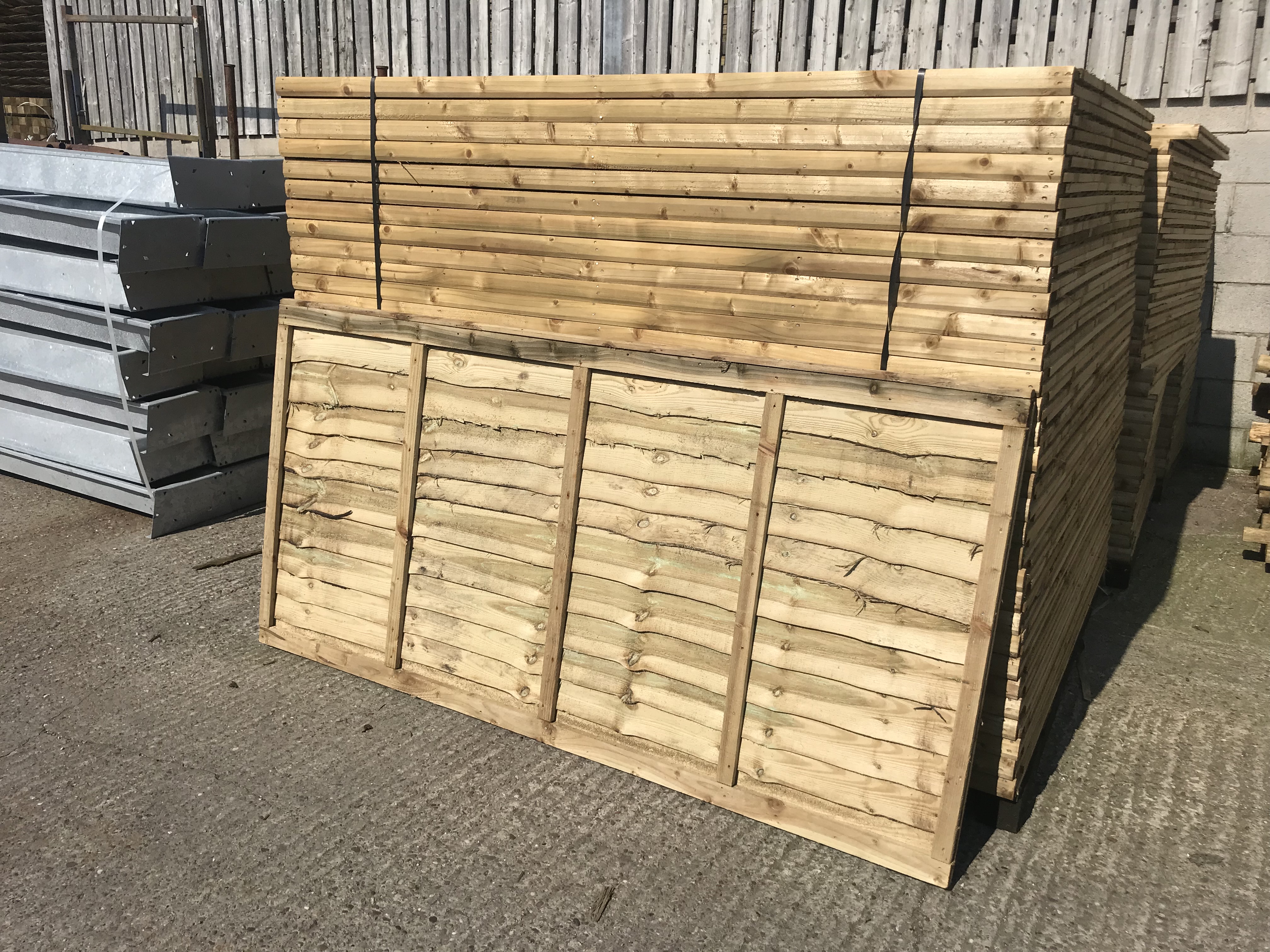 Economy Overlap Fence Panels | W Burton and Sons | Timber Merchants