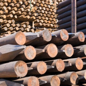 Round Posts | Machine Round, Guaranteed Life and Peeled | WBurton and Sons